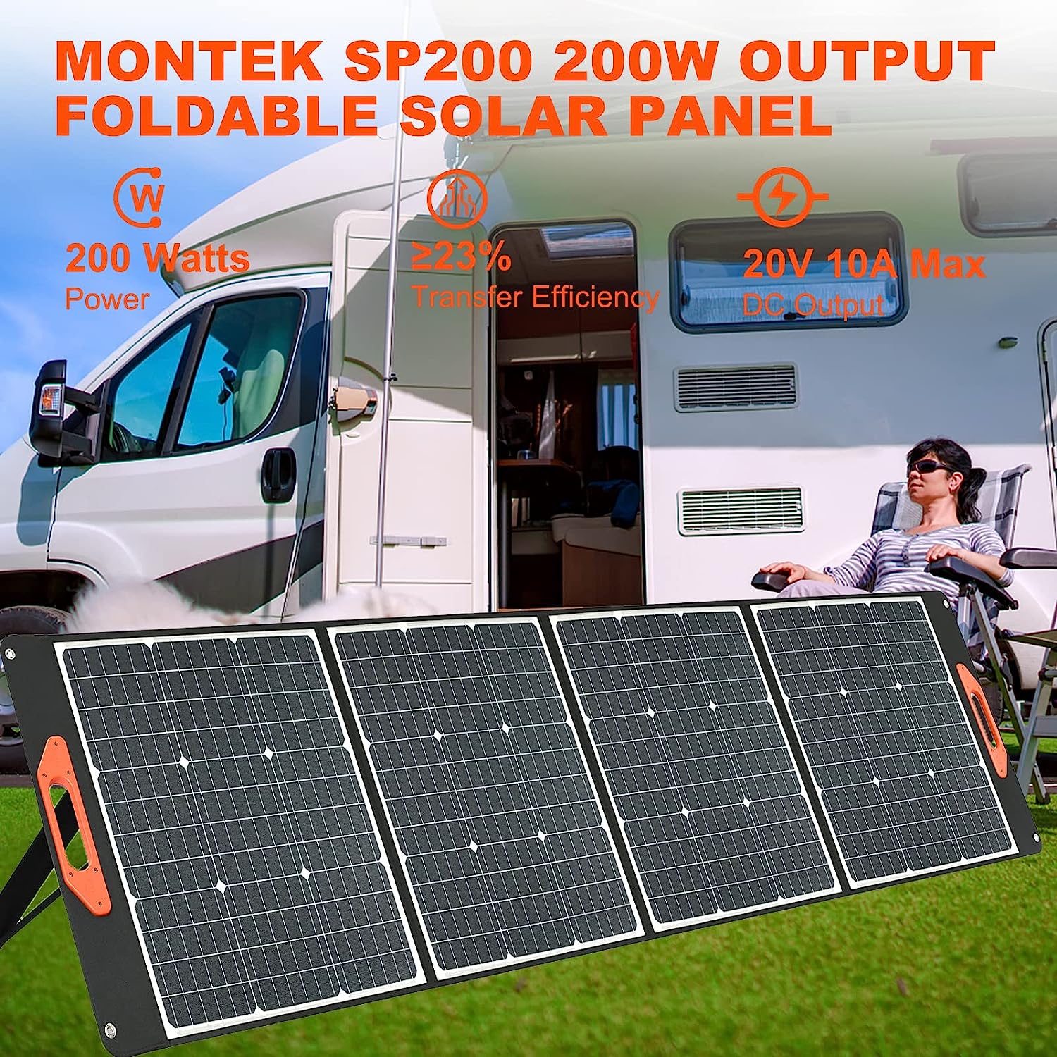 MONTEK SP200 Portable Solar Panel 200W – iMontek